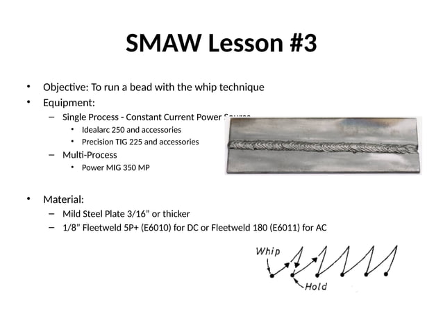 SMAW. for references as educator in engineeringpptx | PPTX