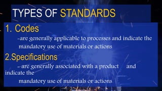 5 ESSENTIAL OF SMAW, INTERNATIONAL WELDING CODES | PPTX