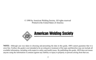 Aws American Welding Society Logo