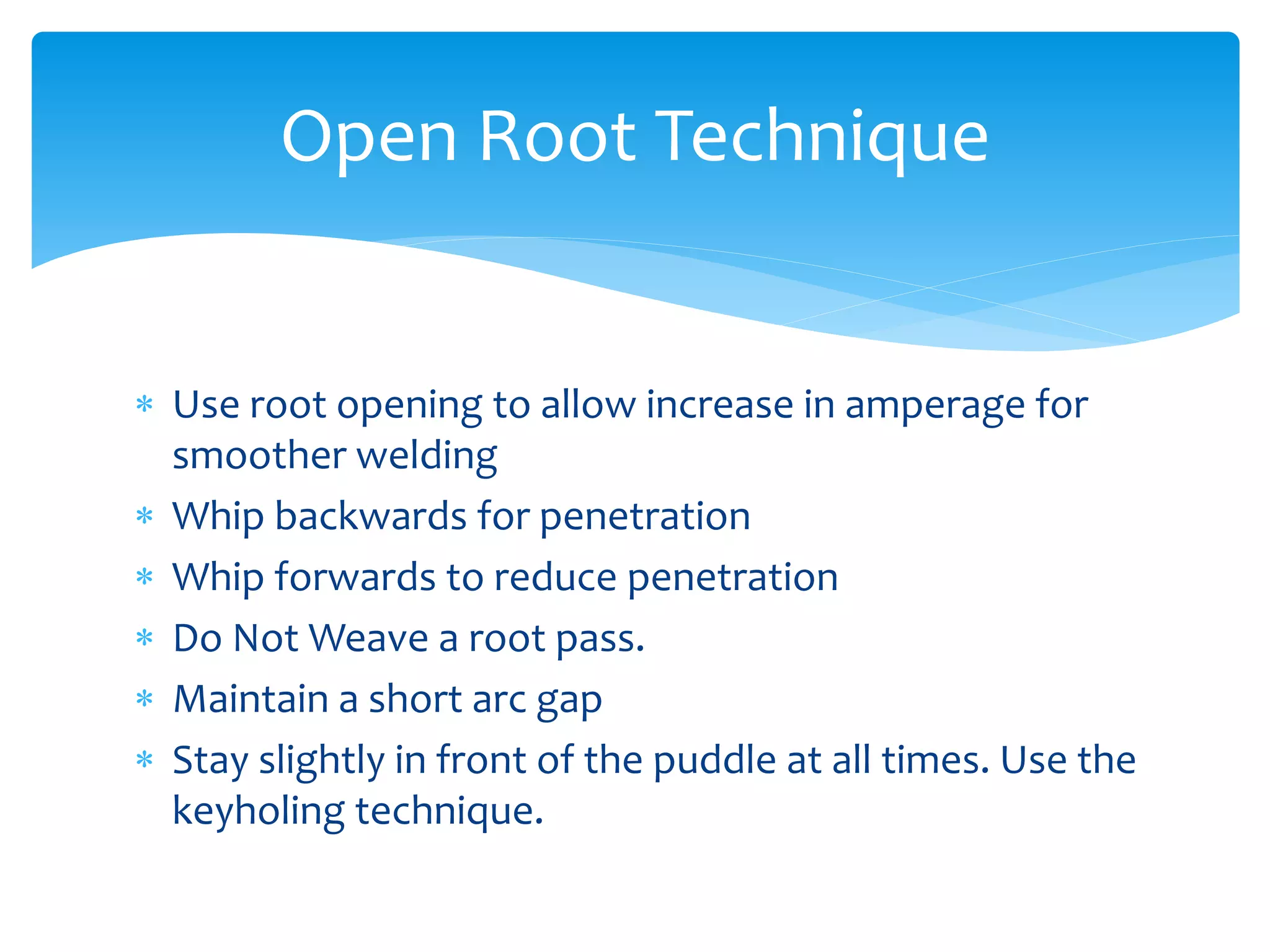 SMAW welding techniques | PPTX