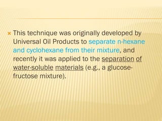 simulated moving bed technology | PPTX
