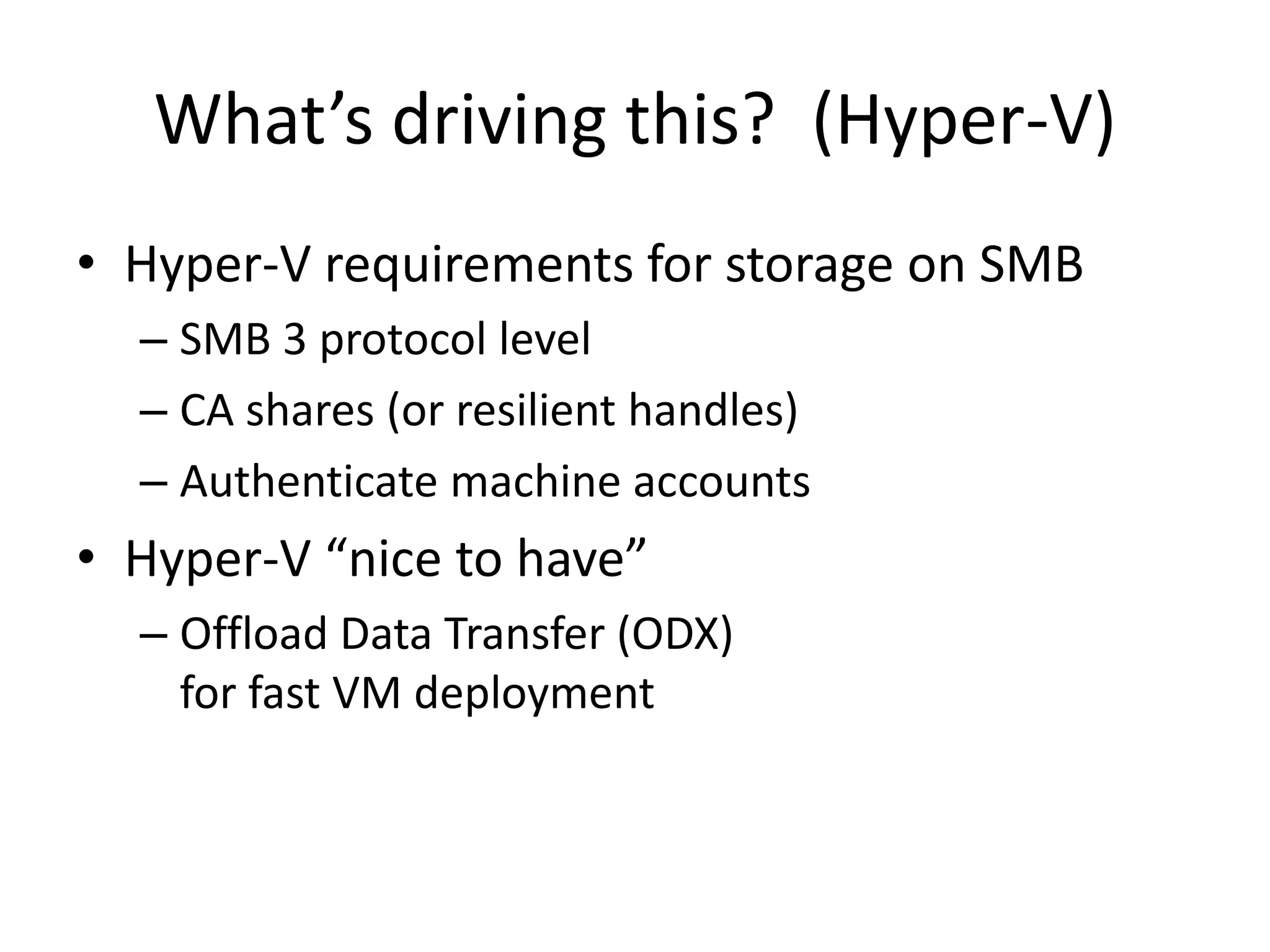 SMB3 Offload Data Transfer (ODX) | PDF