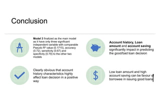 Good Loan Bad Loan | PPT