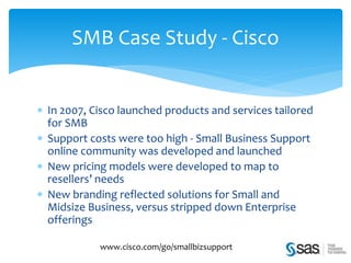 SMB and SAS 091613 | PPTX | Small and Medium-sized Business | Business