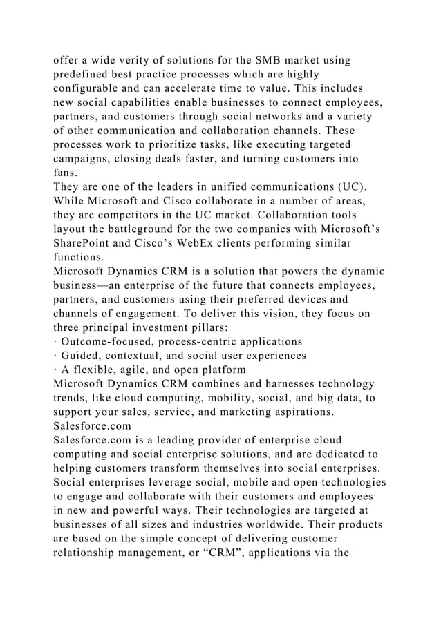 SMB Case – Rock Solid Industrial Parts, Inc.(Analysis, Presentatio.docx