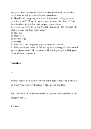 SMB Case – Rock Solid Industrial Parts, Inc.(Analysis, Presentatio.docx
