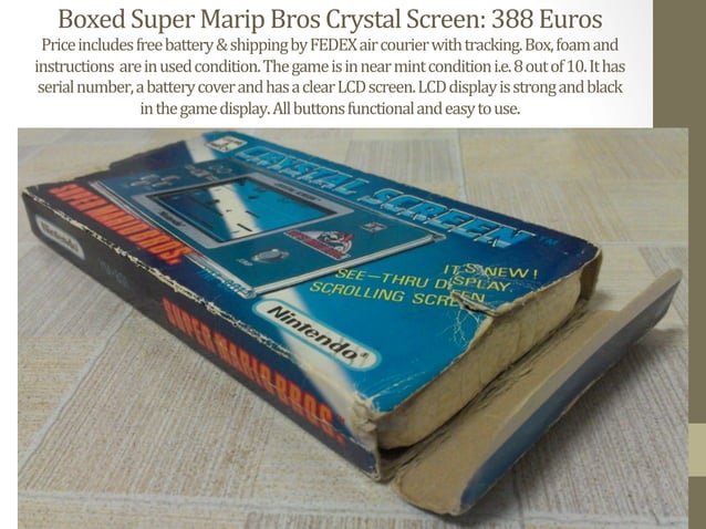 Smb crystal screen boxed | PPT