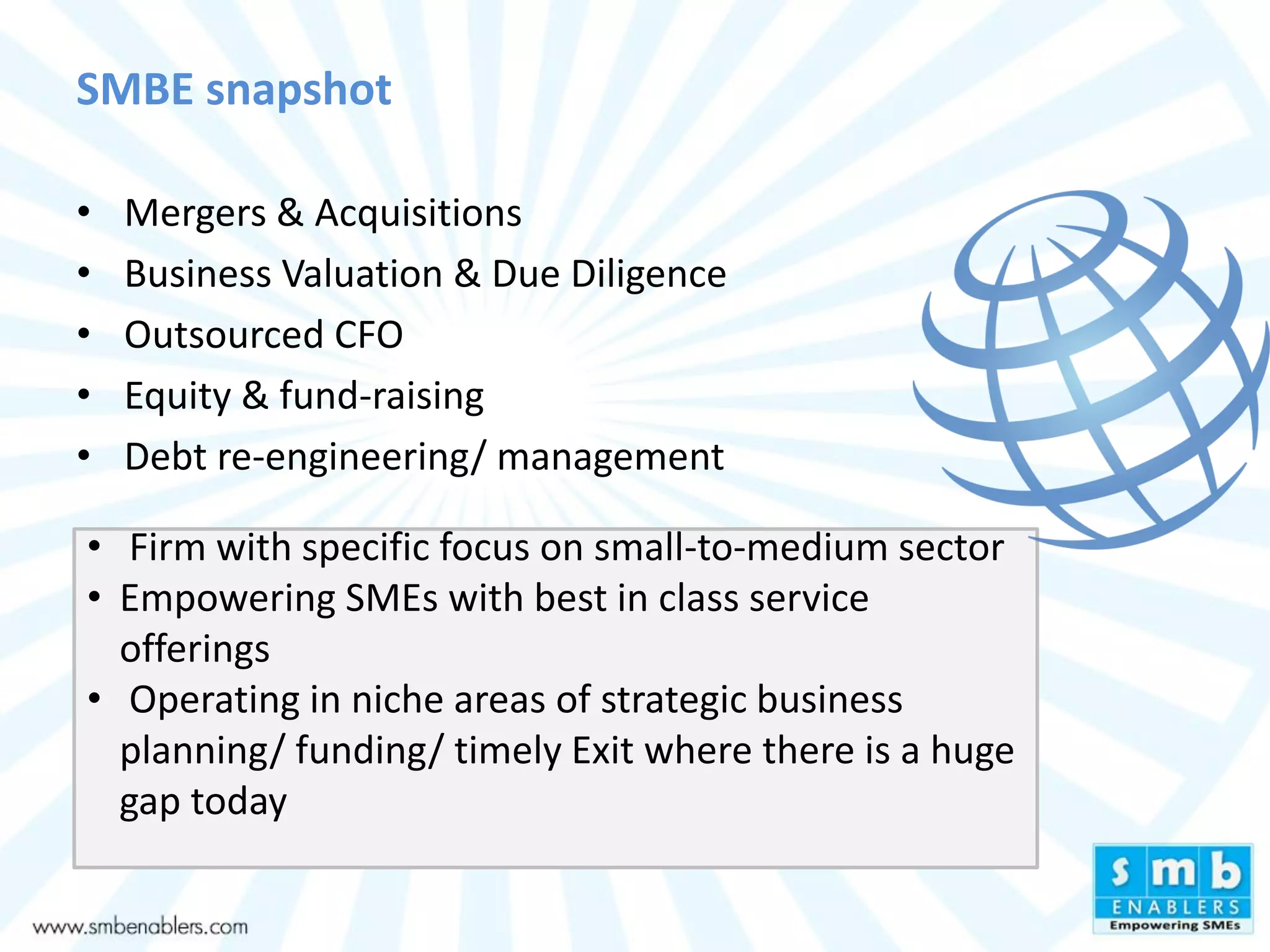 Smbe corporate-profile | PPT | Free Download