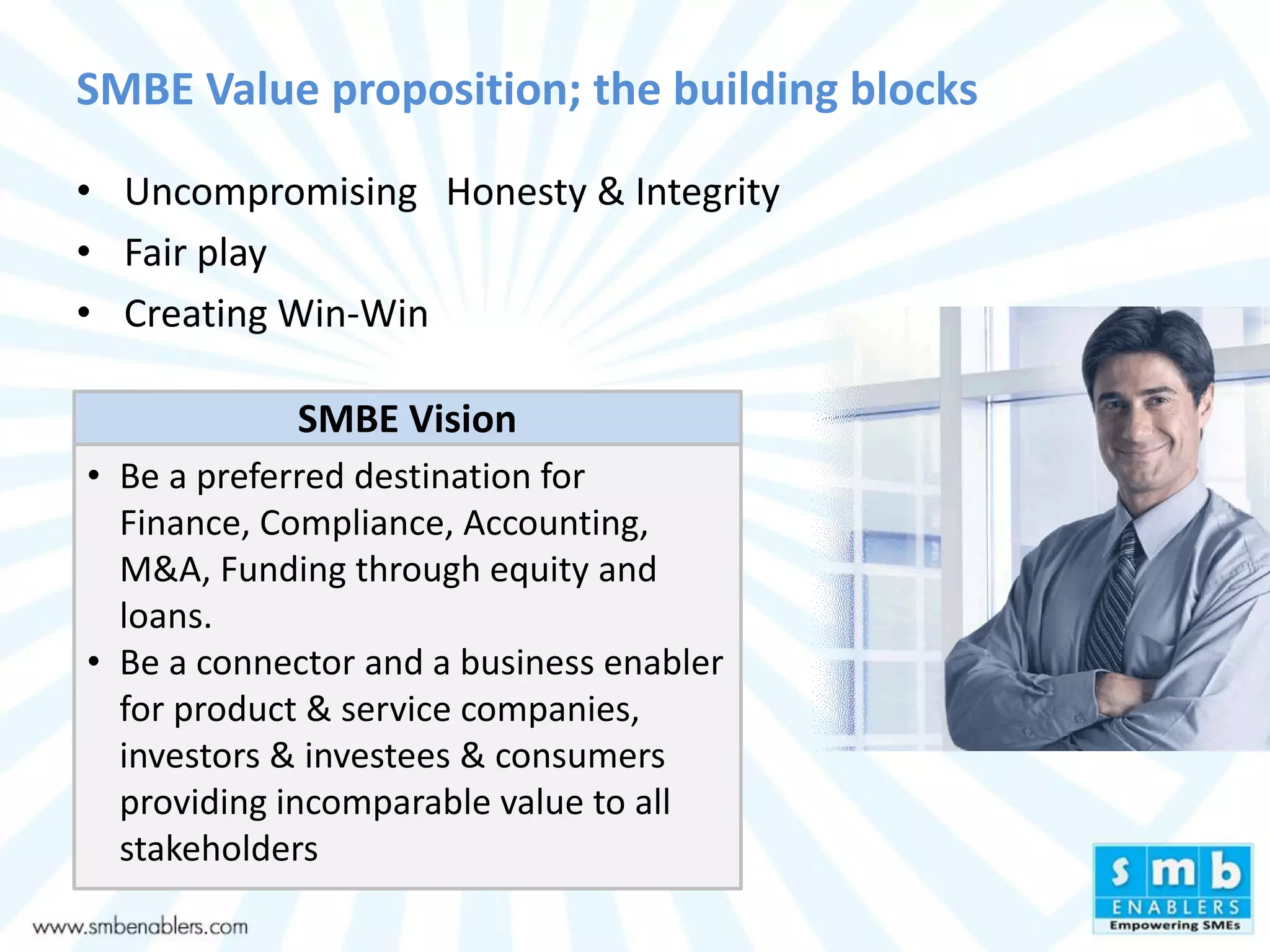 Smbe corporate-profile | PPT