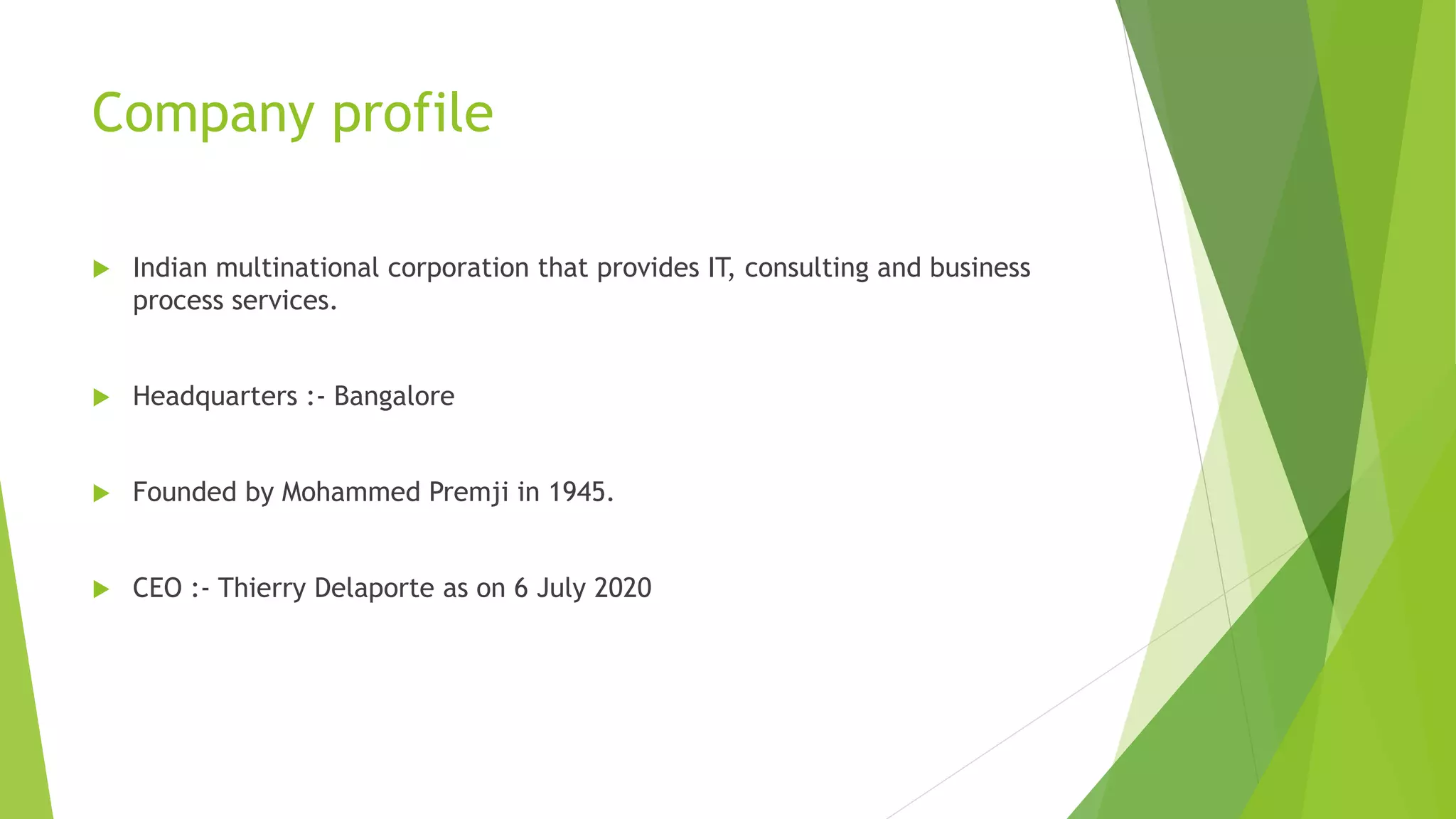 pestle analysis of wipro | PPTX