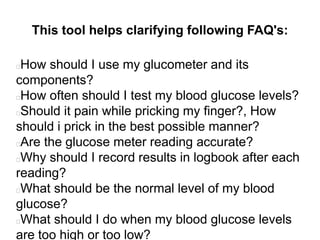 SMBG (Self Monitoring of Blood Glucose) | PPTX