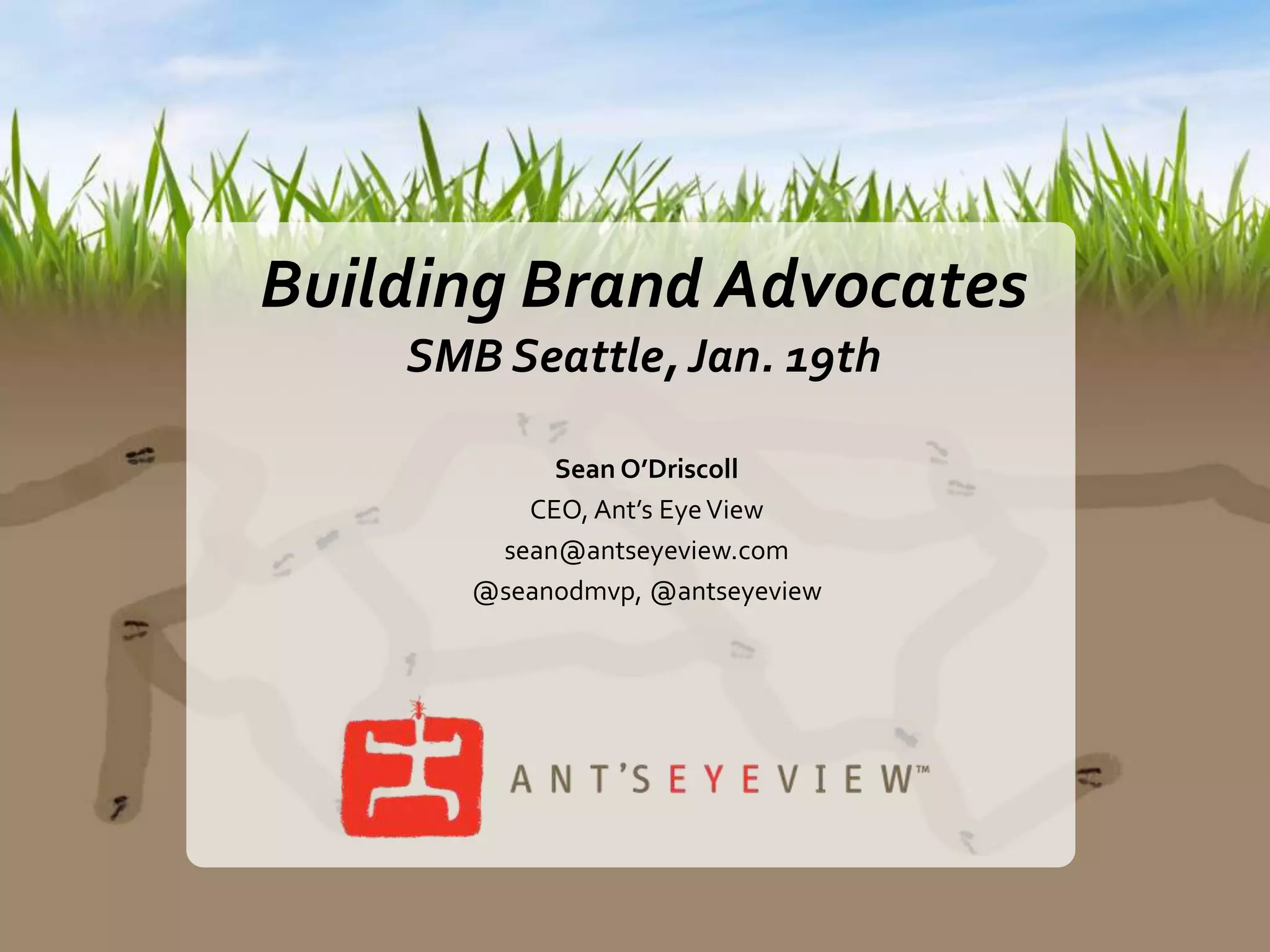 SMB Seattle Ant's Eye View | PPTX