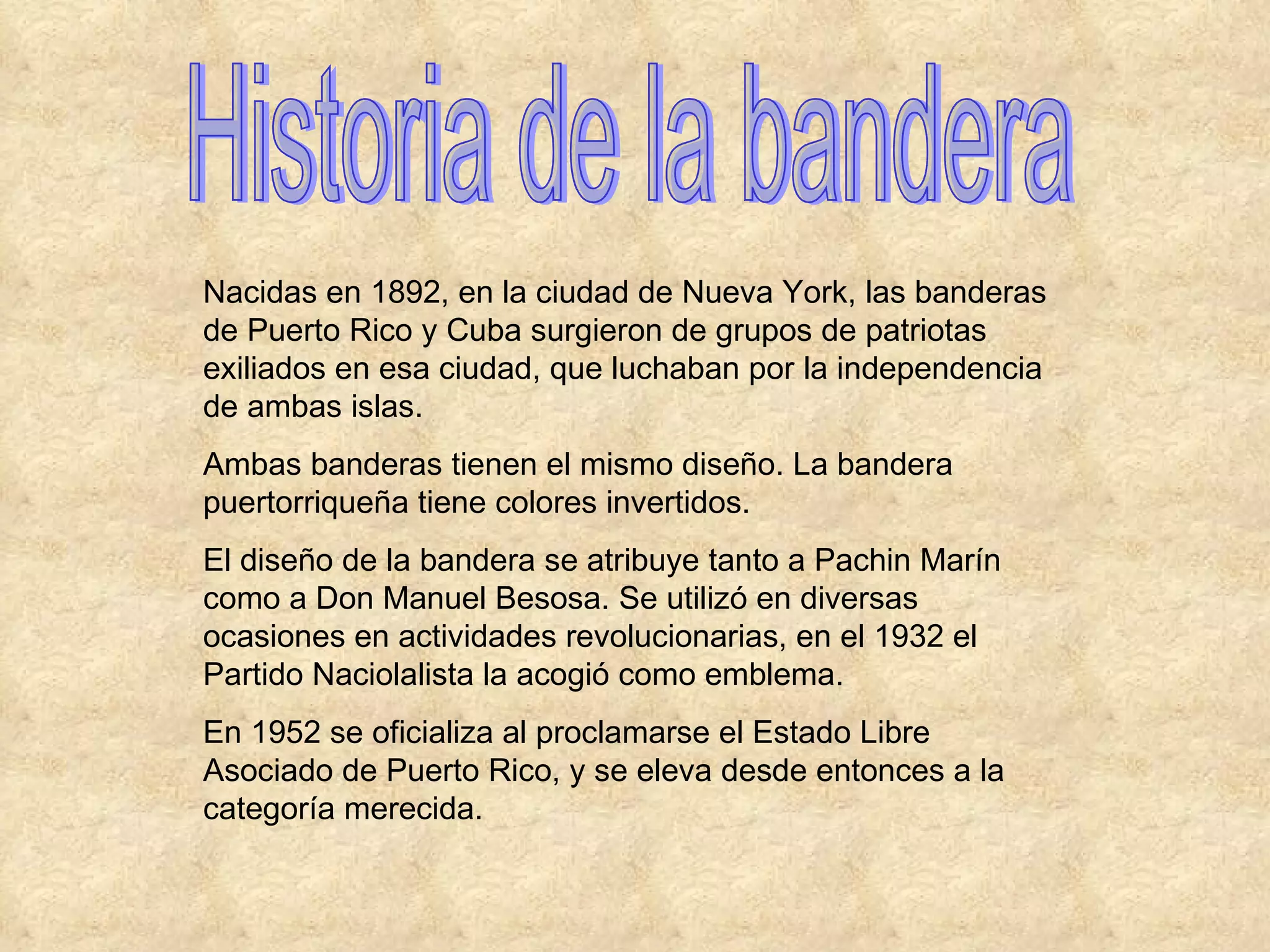 Símbolos patrios de puerto rico | PPT