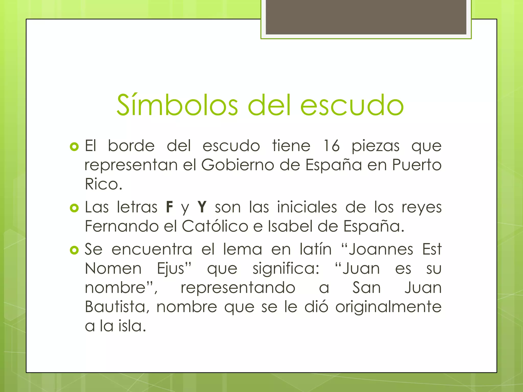 Símbolos Patrios Puerto Rico | PPTX