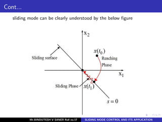 SLIDING MODE CONTROL AND ITS APPLICATION | PDF