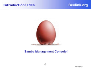 Samba management Console | PPTX | Operating Systems | Computer Software and Applications