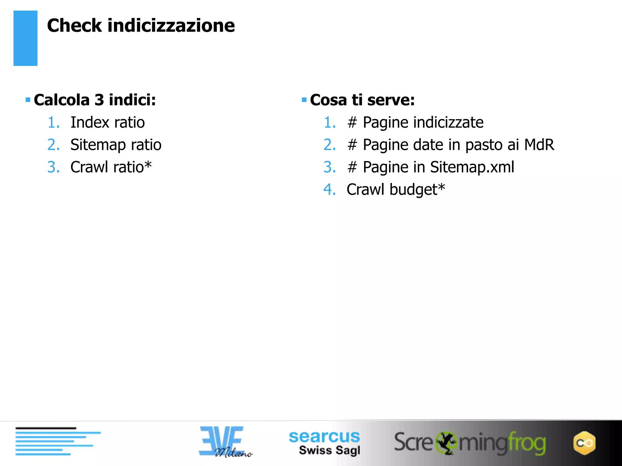 Analisi dei competitor con Screaming Frog | PPT