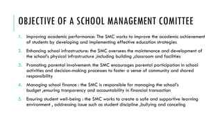 School Management Committee Terms and Defination | PPTX