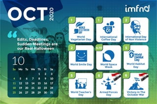 Sm calendar imfnd| 2020 | PDF