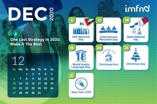 Sm calendar imfnd| 2020 | PDF