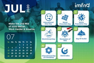 Sm calendar imfnd| 2020 | PDF