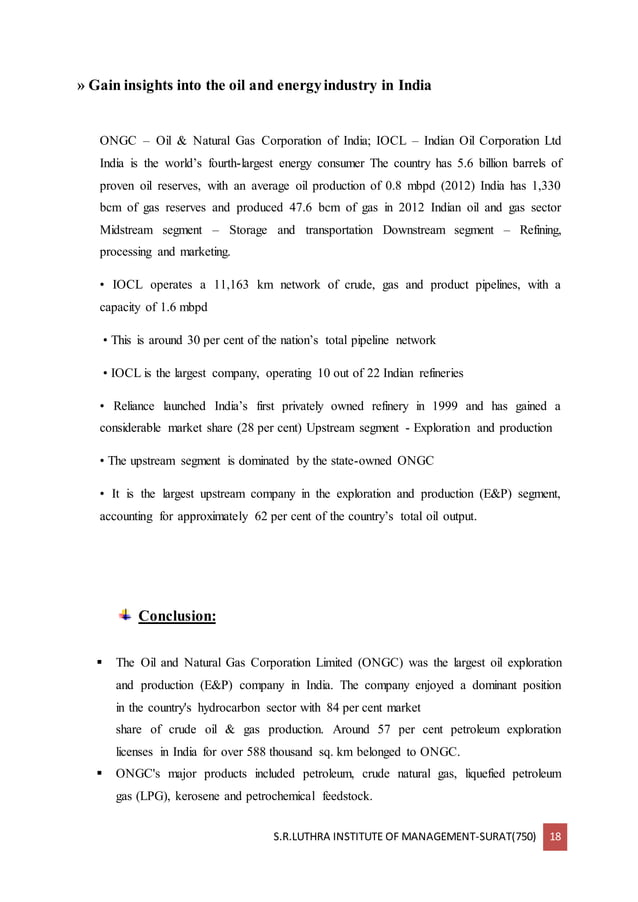 ONGC case study. | DOCX