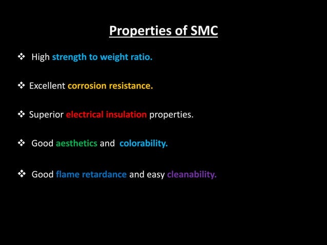 Sheet Moulding Compounds | PPTX | Chemistry | Science