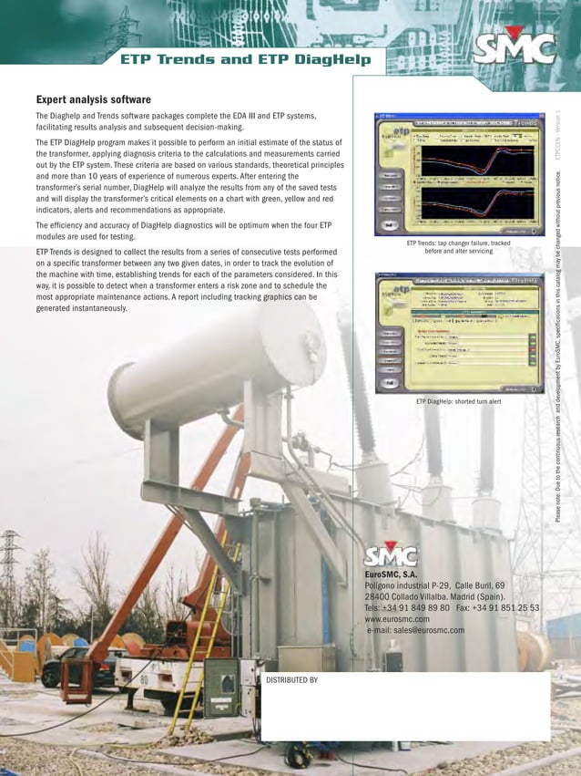 SMC ETP System Power Transformer Maintenance | PDF