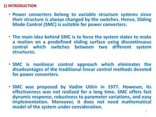 Sliding Mode Control for DC DC Converters | PPT