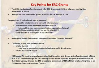 ERC Starting Grants- a guide quick guide | PPT