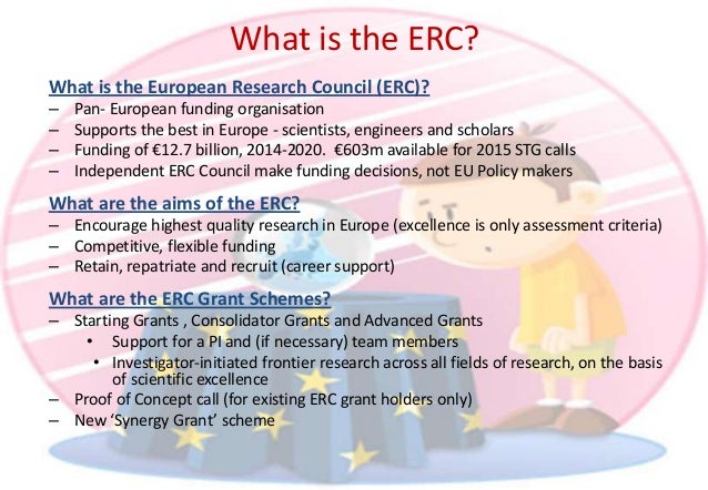 ERC Starting Grants- a guide quick guide