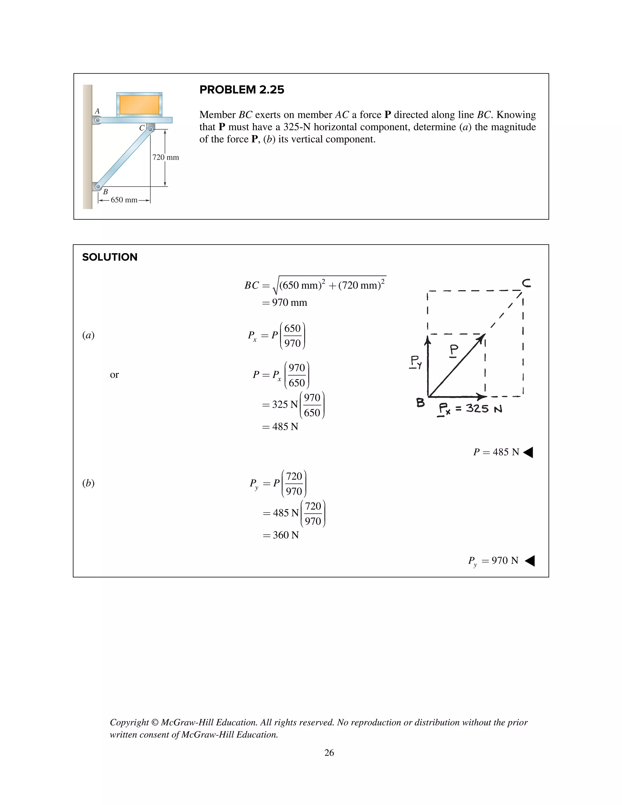 solution manual Vector Mechanics for Engineers:Statics Beer Johnston Mazurek 12th edition | PDF ...