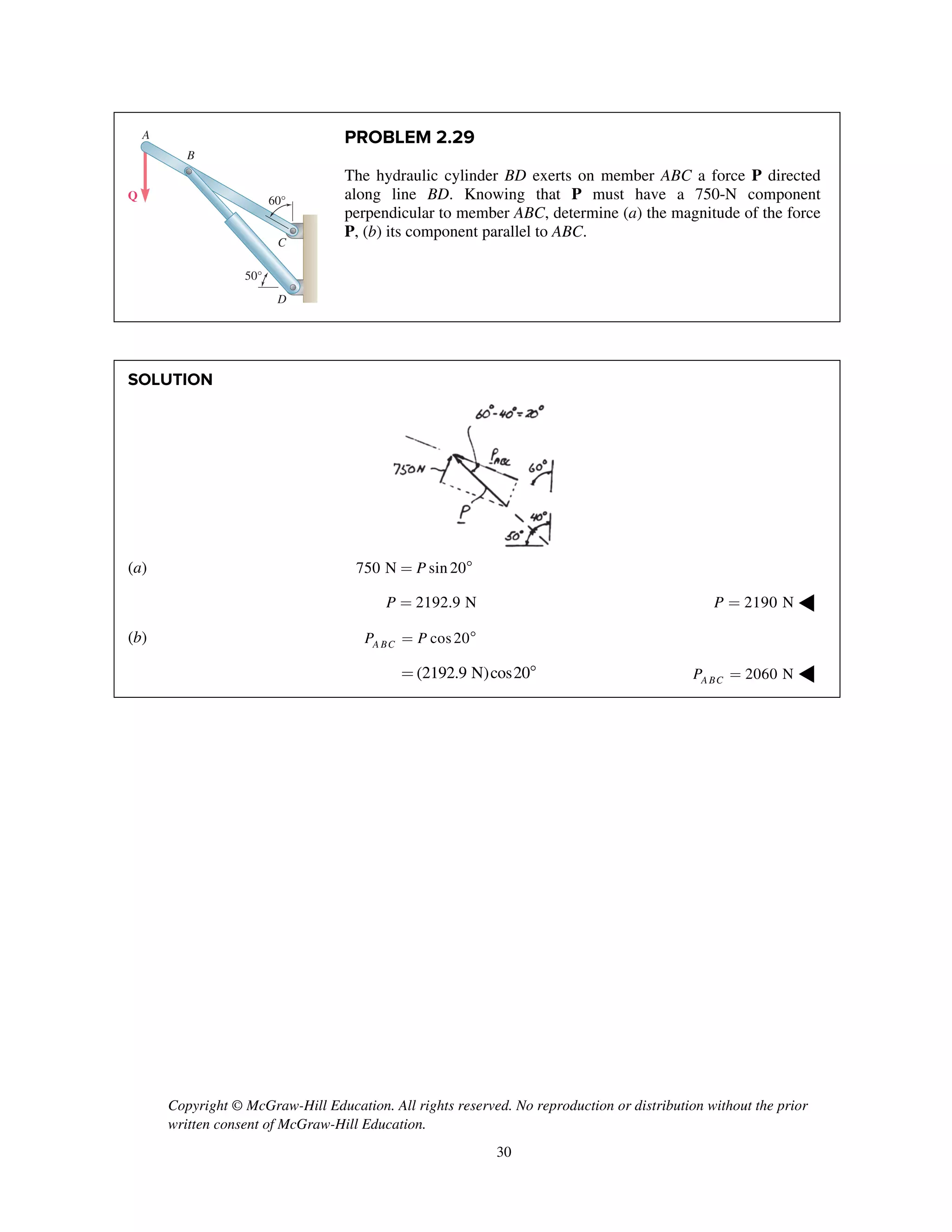 solution manual Vector Mechanics for Engineers:Statics Beer Johnston Mazurek 12th edition | PDF ...