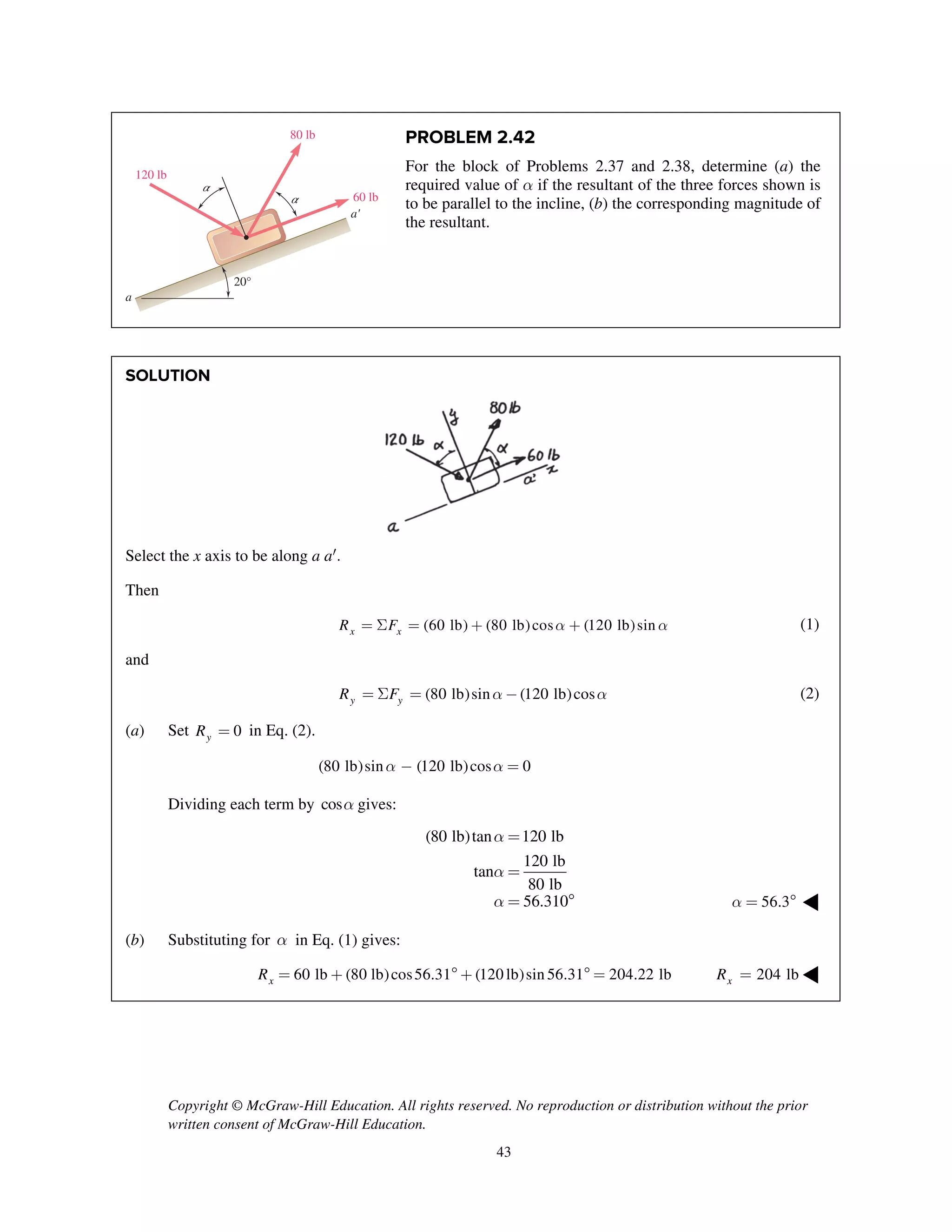 solution manual Vector Mechanics for Engineers:Statics Beer Johnston ...