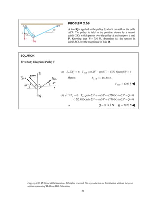 solution manual Vector Mechanics for Engineers:Statics Beer Johnston ...