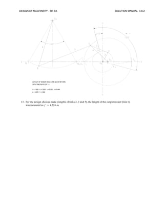solution manual Design of Machinery: An Introduction to the Synthesis ...