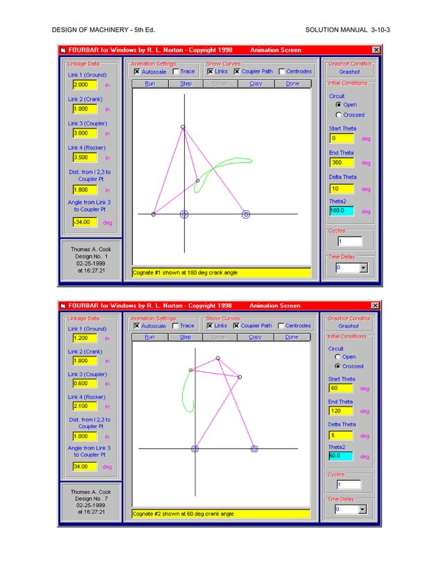 solution manual Design of Machinery: An Introduction to the Synthesis ...