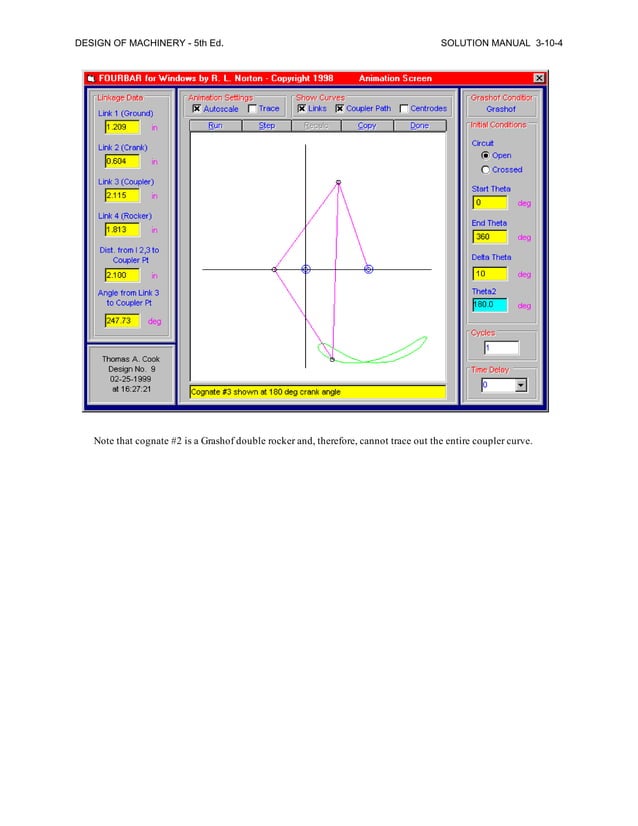 solution manual Design of Machinery: An Introduction to the Synthesis ...