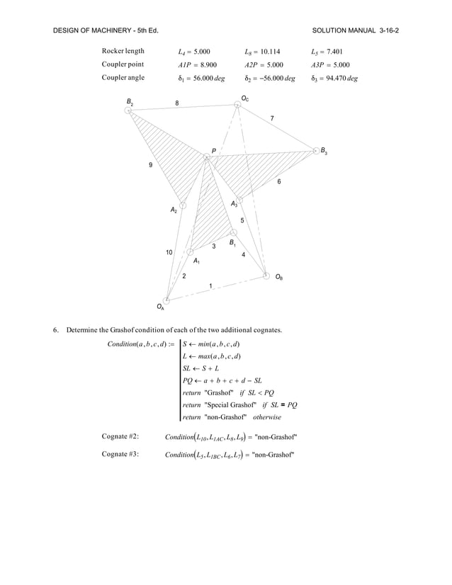 solution manual Design of Machinery: An Introduction to the Synthesis ...