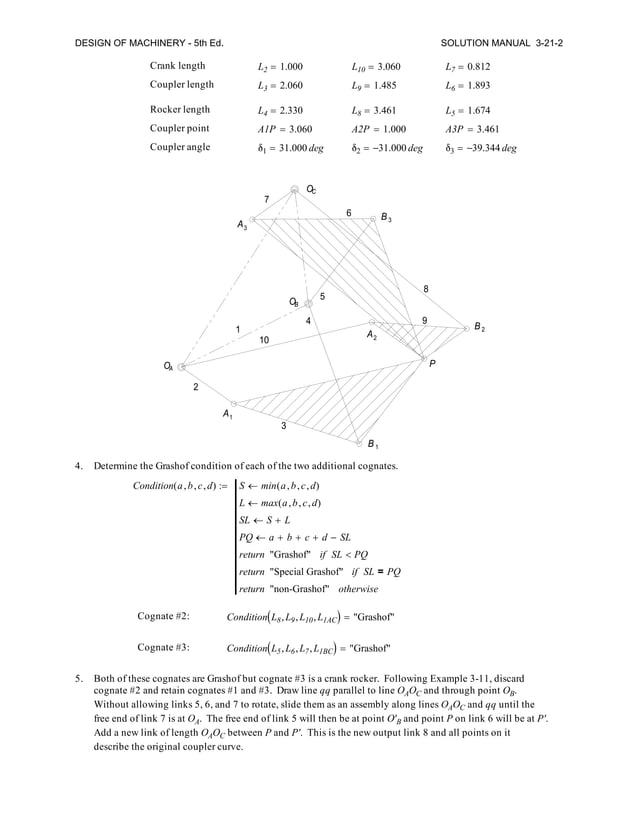 solution manual Design of Machinery: An Introduction to the Synthesis ...