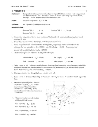 solution manual Design of Machinery: An Introduction to the Synthesis and Analysis of Mechanisms ...