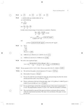 serway Sm chapter1 | PDF