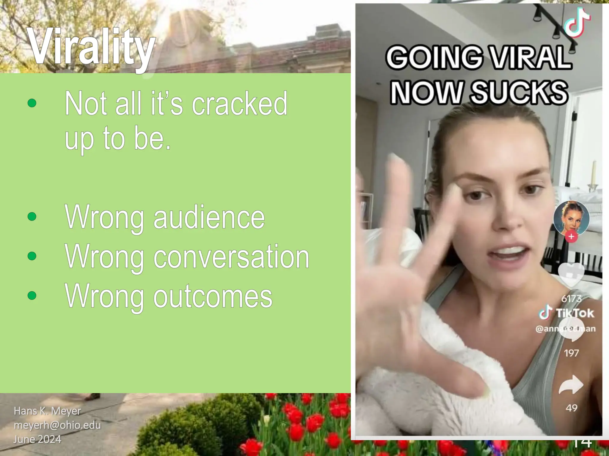 Memes, Algorithms and Virality: Understanding, maximizing social media ...