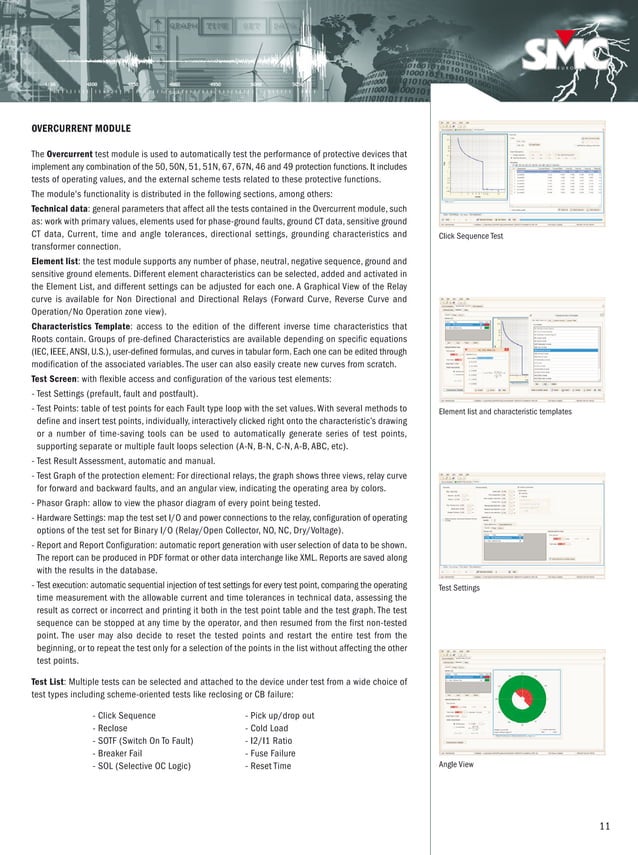SMC Mentor 12 All-In-One Relay Test Set | PDF