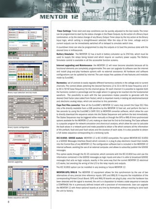 SMC Mentor 12 All-In-One Relay Test Set | PDF