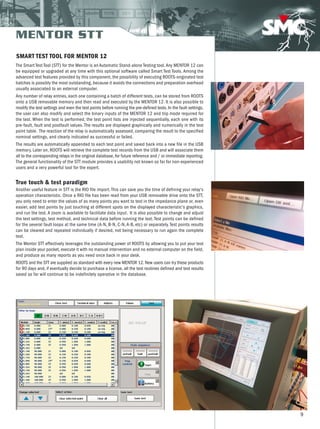 SMC Mentor 12 All-In-One Relay Test Set | PDF