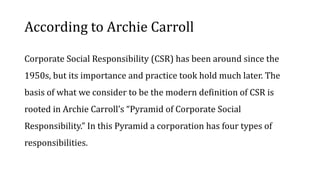 Strategic Management- Corporate Social Responsibility | PPTX