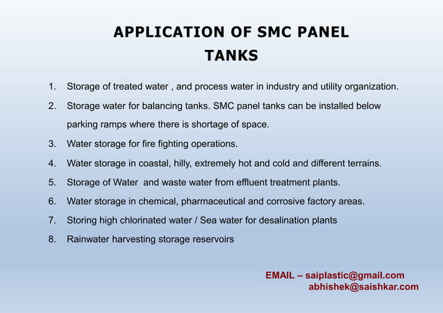 SMC_PANEL_TANK___PHOTOS_pdf[1].pptx | Chemistry | Science