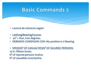 Standard Marine Communication Phrases | PPTX