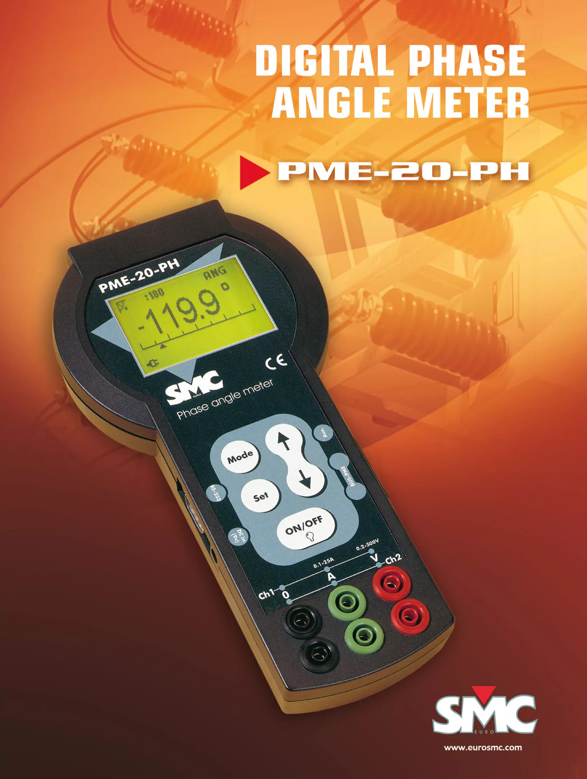 SMC PME-20-PH Digital Phase Angle Meter | PDF
